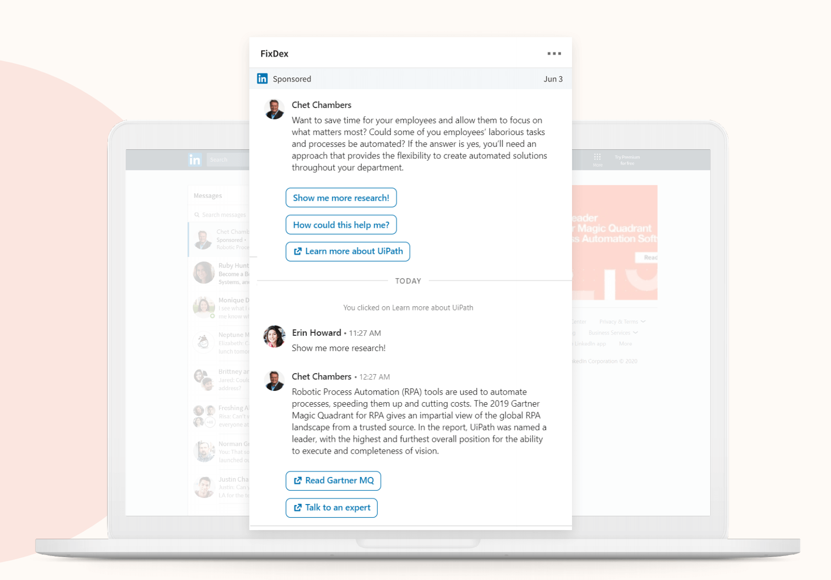 7 consejos el éxito con LinkedIn en los anuncios de mensajes